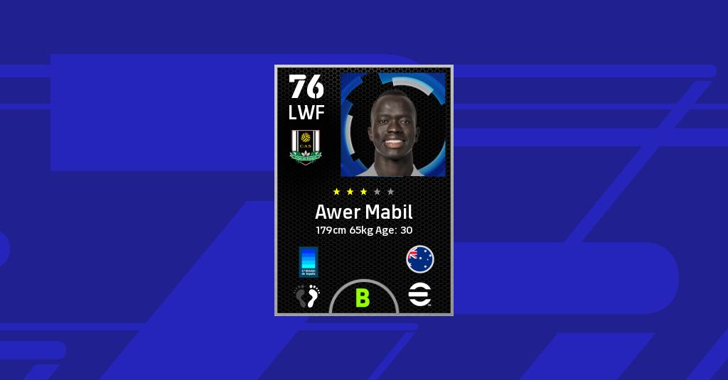 Estatísticas de Awer Mabil no eFootball