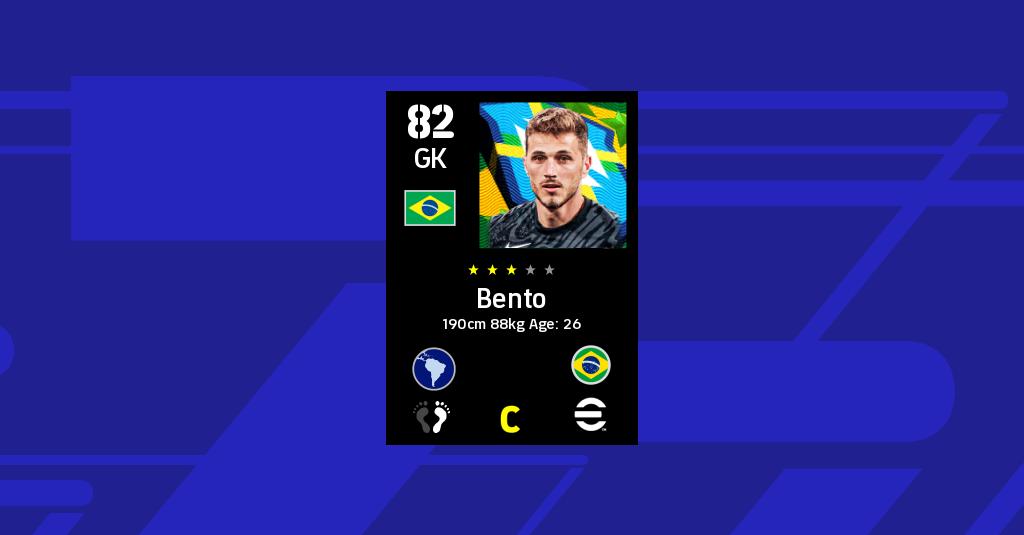 Estatísticas de Bento no eFootball