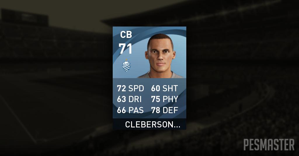 Estatísticas de Cleberson no PES 2021
