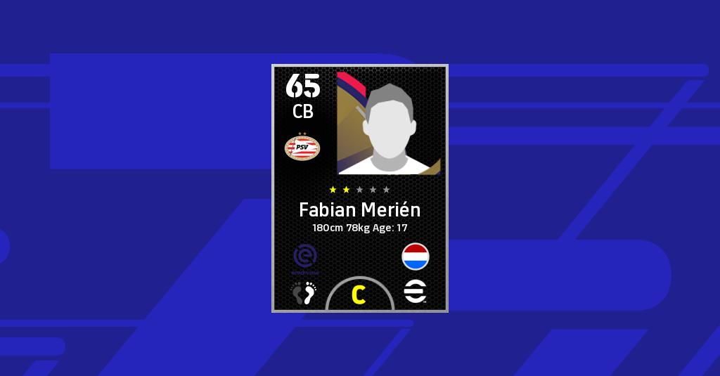 Estatísticas de Fabian Merién no eFootball