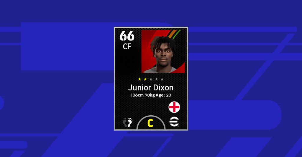 Estatísticas de Junior Dixon no eFootball