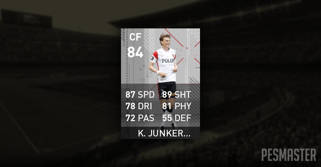 Estatísticas de Kasper Junker no PES 2021 Mobile