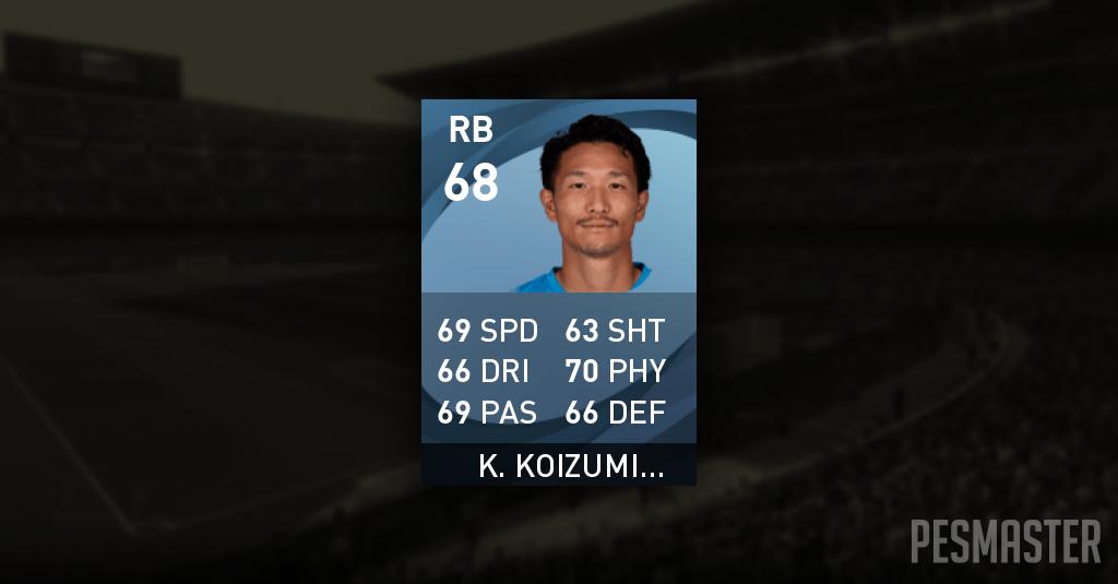 Estatísticas de Kei Koizumi no PES 2021 Mobile
