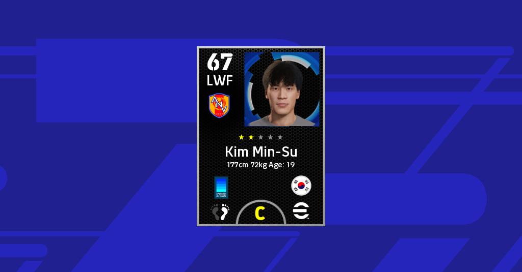 Estatísticas de Kim Min-Su no eFootball