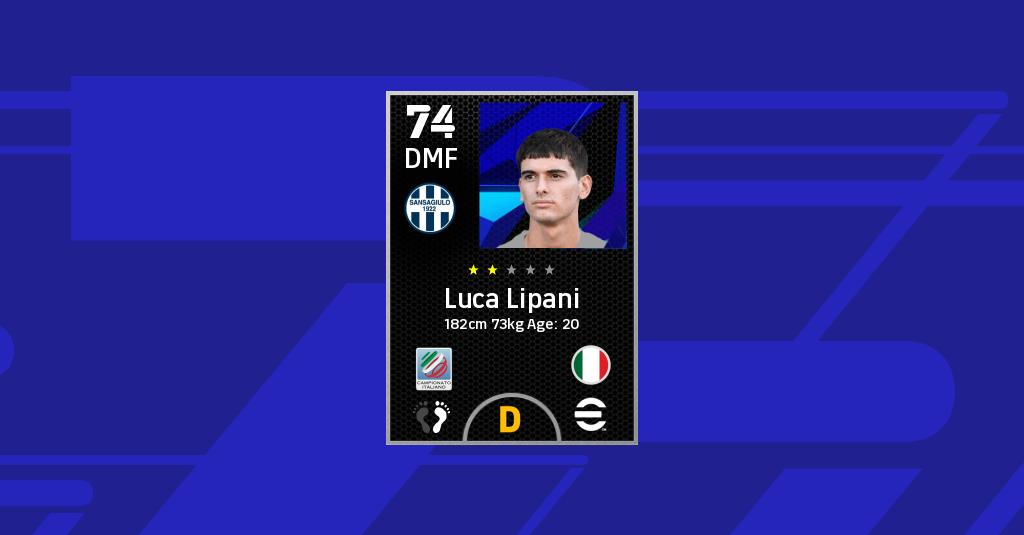 Estatísticas de Luca Lipani no eFootball