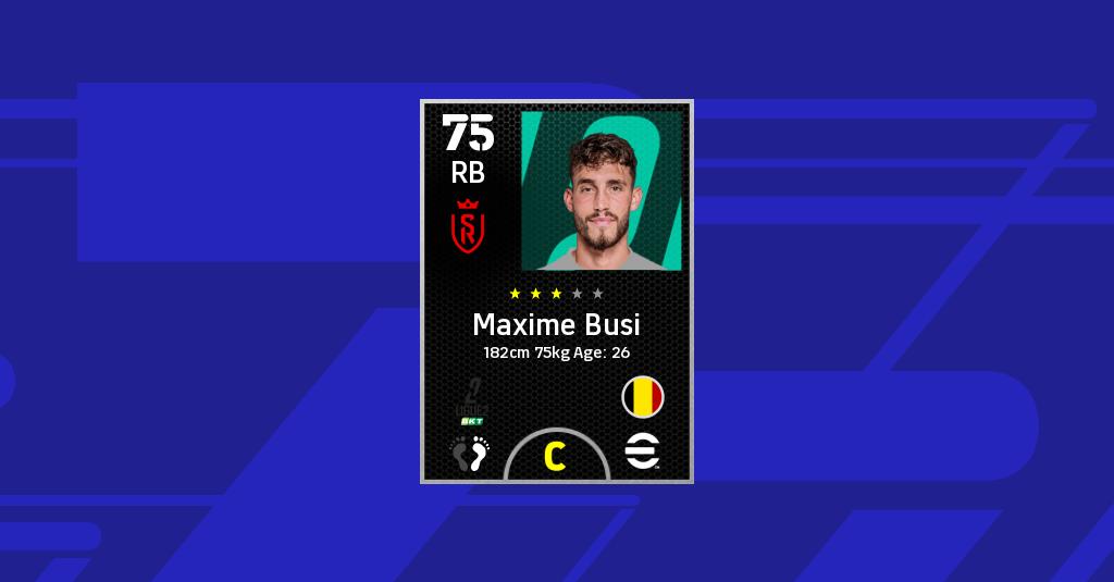 Estatísticas de Maxime Busi no eFootball