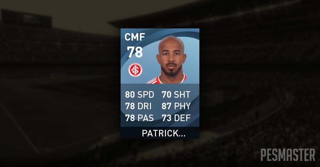 Estatísticas de Patrick no PES 2021 Mobile