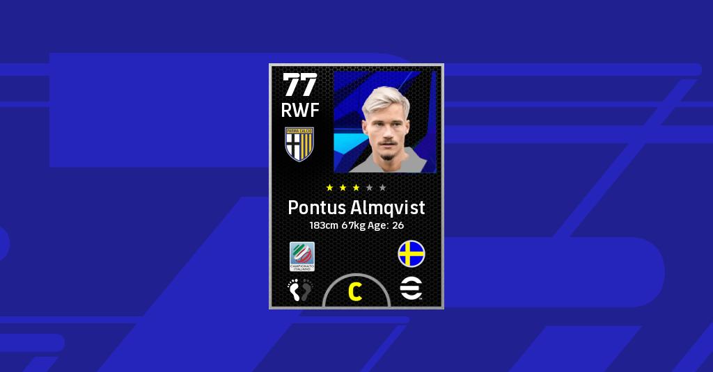 Estatísticas de Pontus Almqvist no eFootball