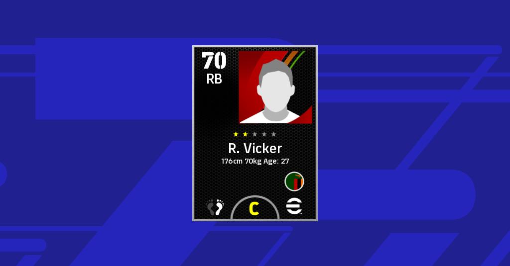 Estatísticas de R. Vicker no eFootball