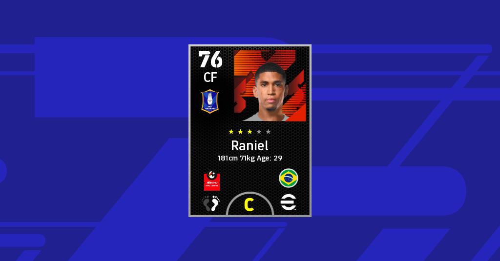 Estatísticas de Raniel no eFootball