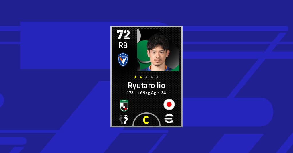 Estatísticas de Ryutaro Iio no eFootball