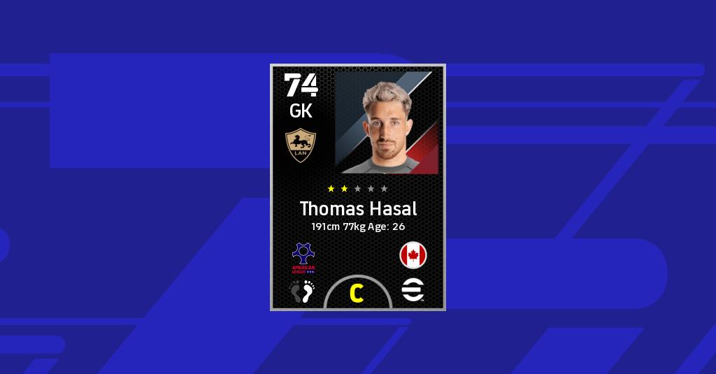 Estatísticas de Thomas Hasal no eFootball