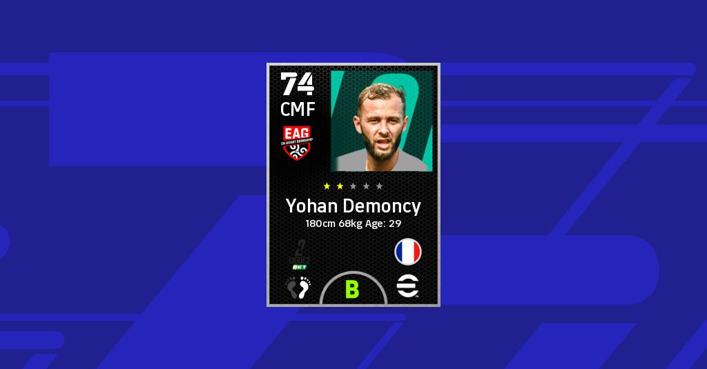 Estatísticas de Yohan Demoncy no eFootball