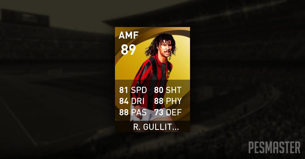 Ruud Gullit PES 2021 Stats