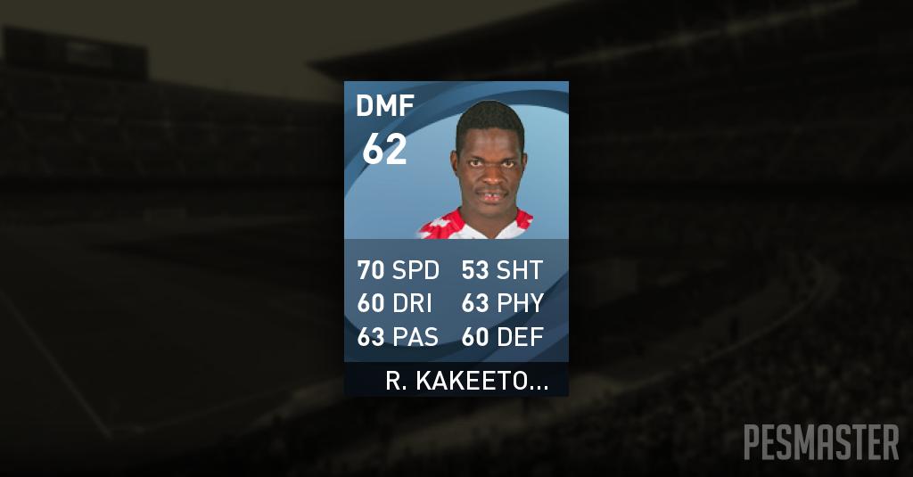 Robert Kakeeto PES 2021 Mobile Stats