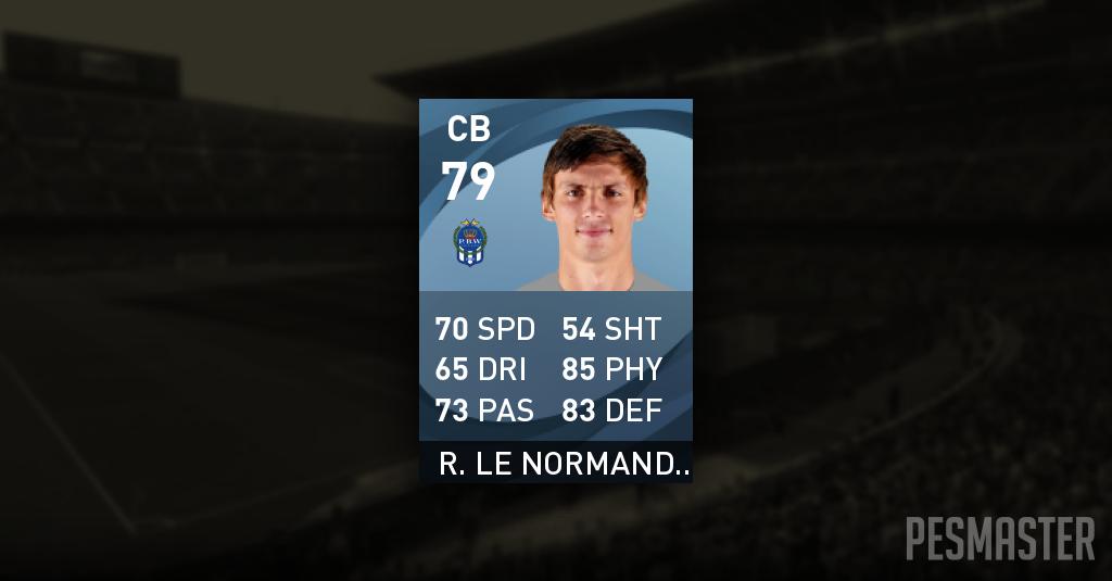 Robin Le Normand PES 2021 Stats