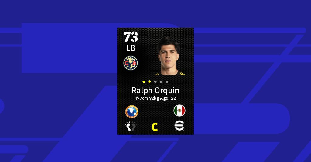 Ralph Orquin eFootball Stats