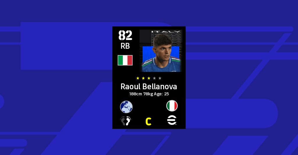 Raoul Bellanova eFootball Stats
