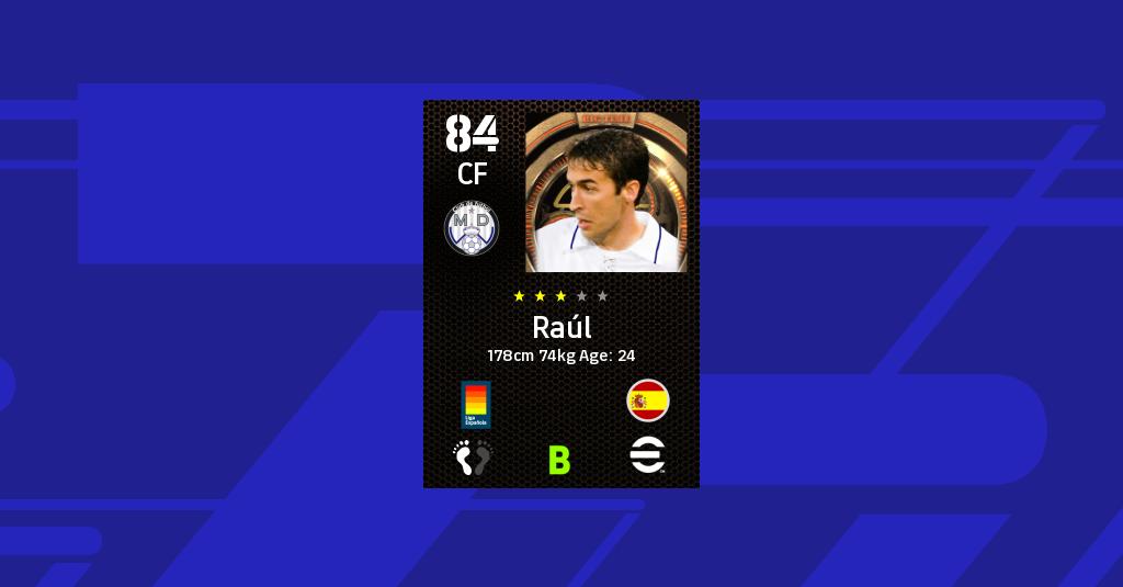 Raúl eFootball Stats
