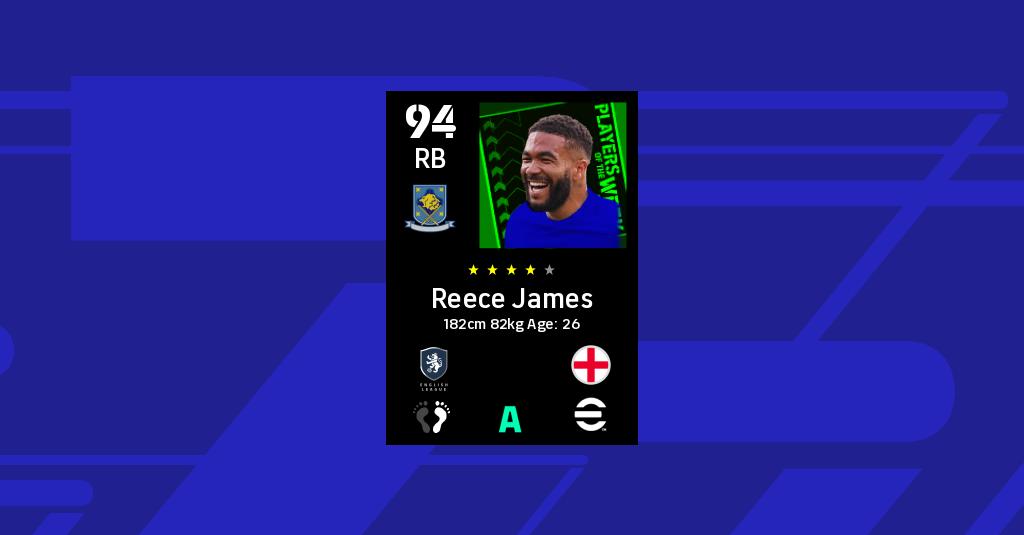 Reece James eFootball Stats
