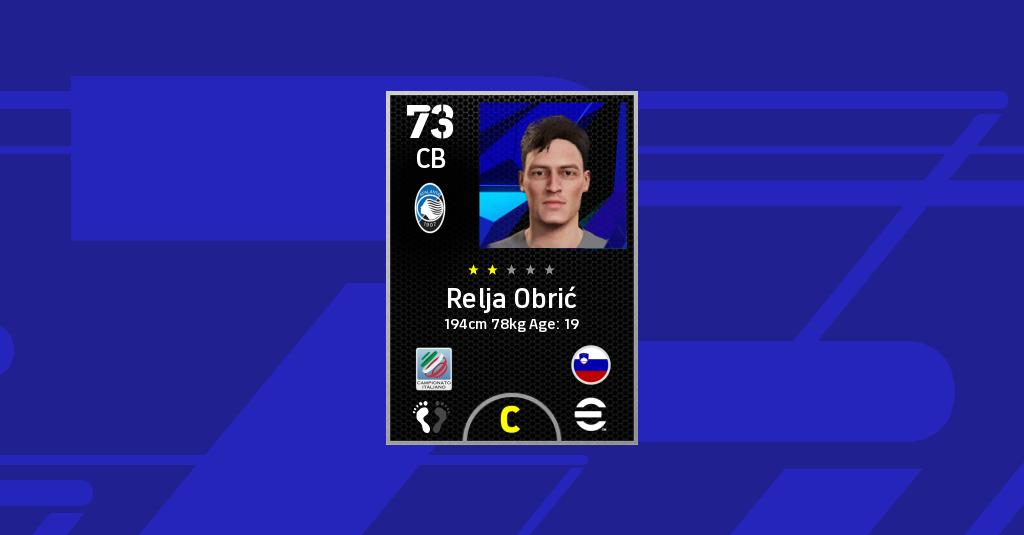 Relja Obrić eFootball Stats