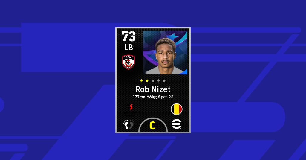 Rob Nizet eFootball Stats