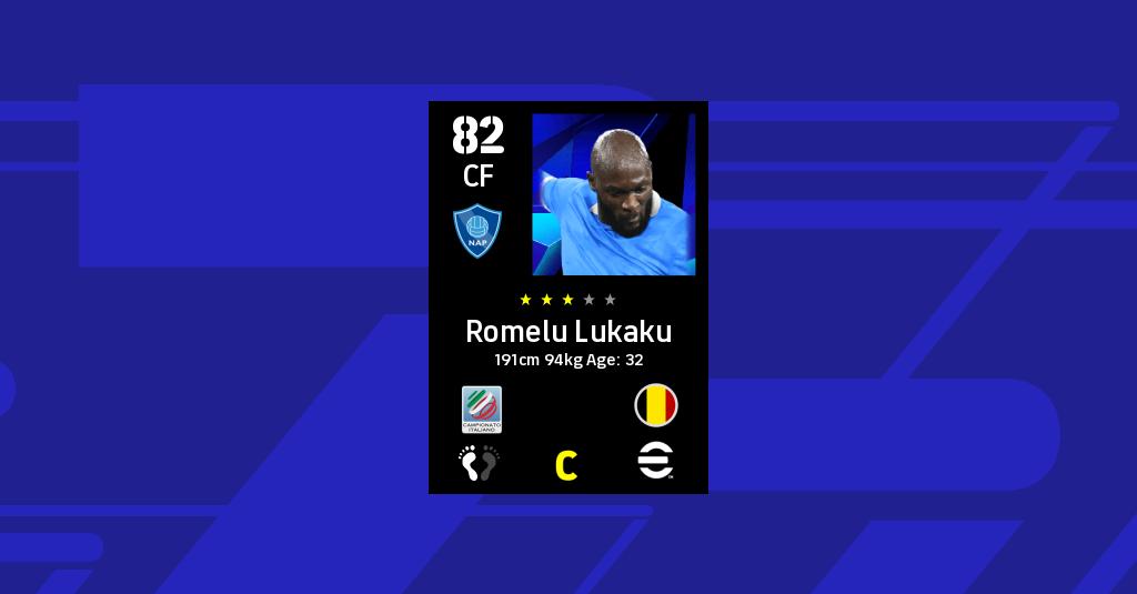 Romelu Lukaku eFootball Stats