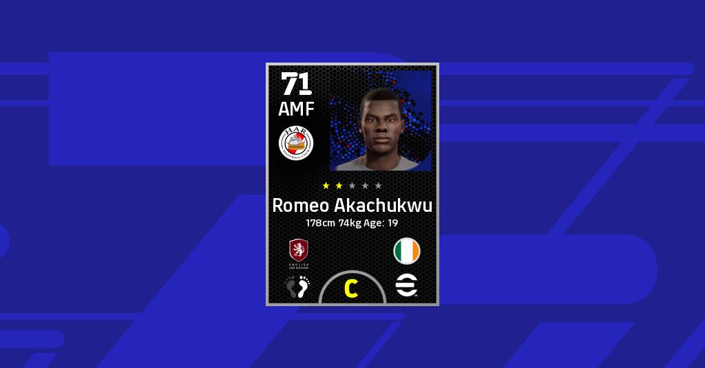 Romeo Akachukwu eFootball Stats
