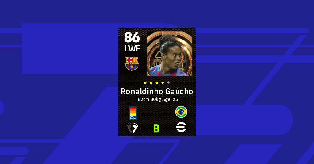 Ronaldinho Gaúcho eFootball Stats