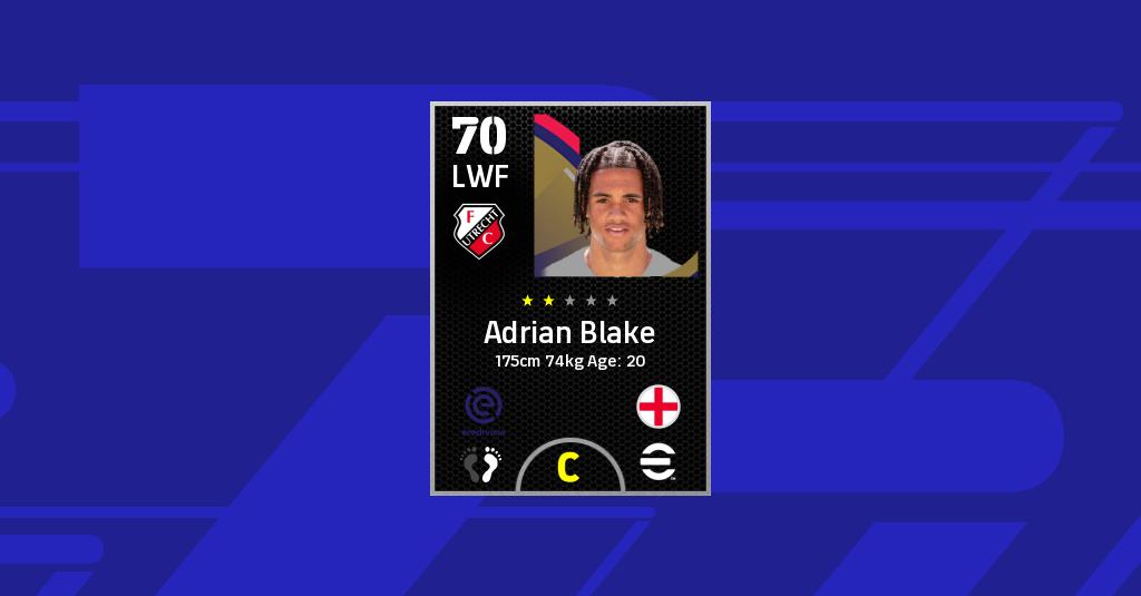 Adrian Blake - Показатели - eFootball 2022