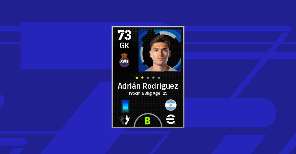 Adrián Rodríguez Giménez - Показатели - eFootball 2022