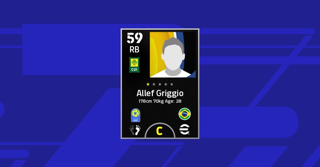 Allef Griggio - Показатели - eFootball
