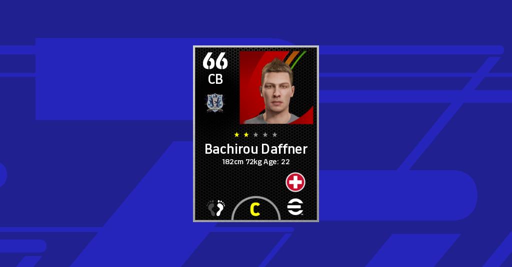 Bachirou Daffner - Показатели - eFootball 2022