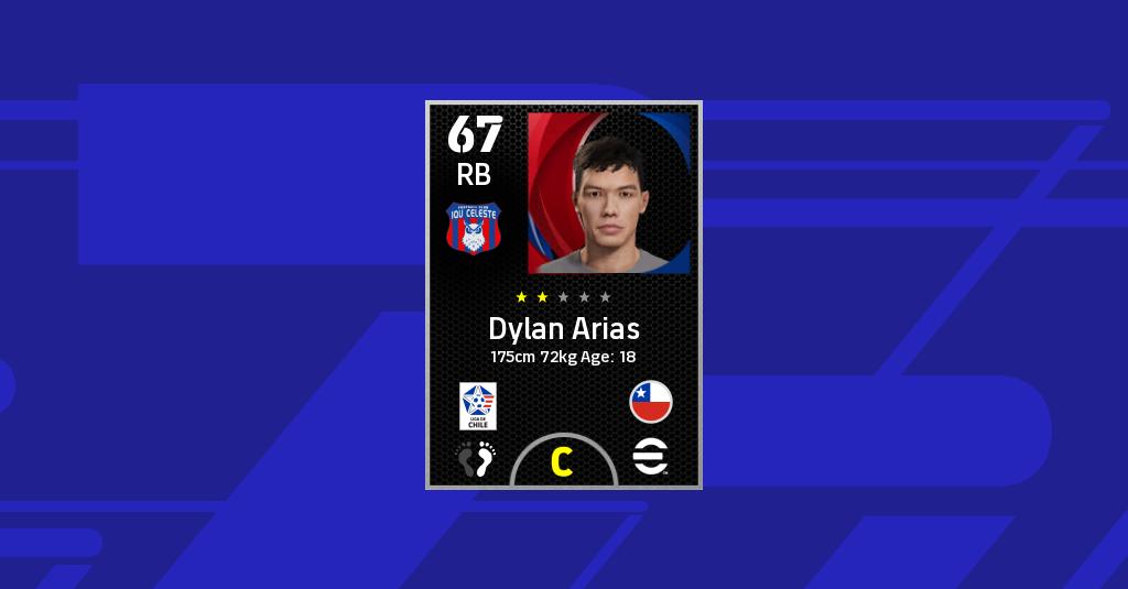 Dylan Arias - Показатели - eFootball 2022