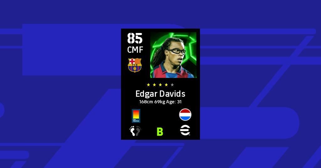Edgar Davids - Показатели - eFootball