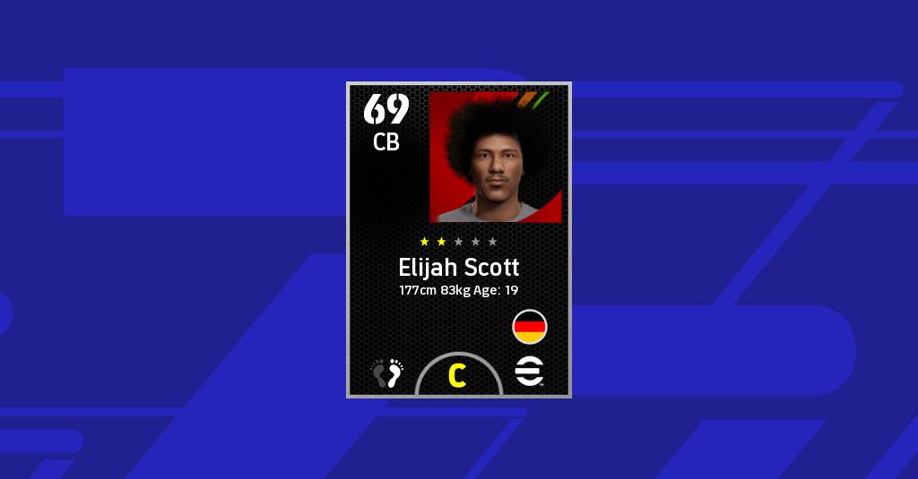 Elijah Scott - Показатели - eFootball