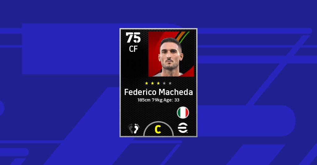 Federico Macheda - Показатели - eFootball