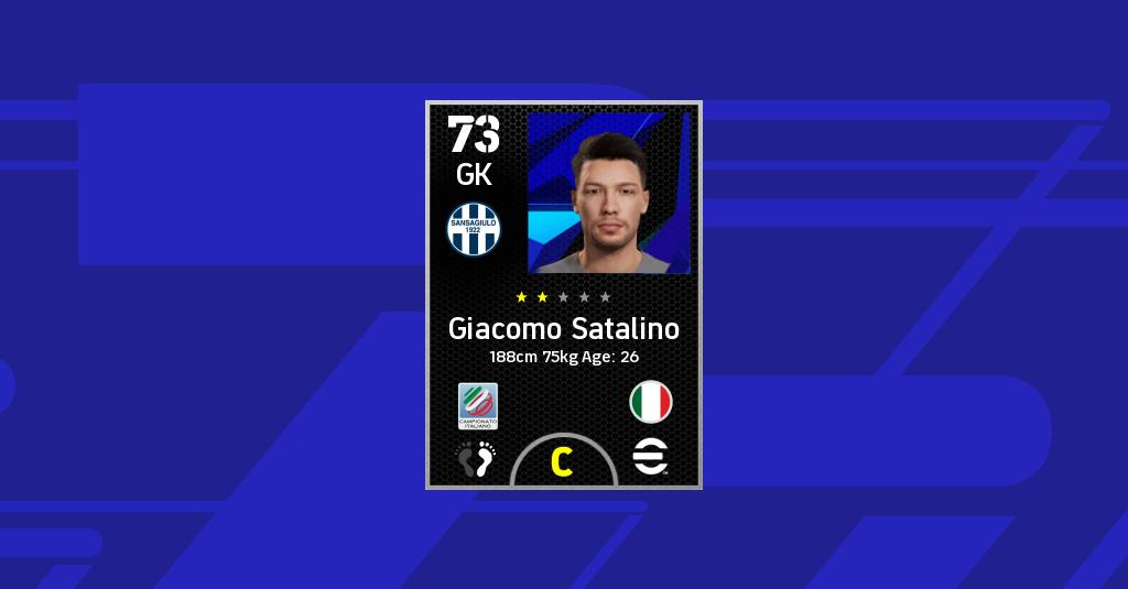 Giacomo Satalino - Показатели - eFootball 2022