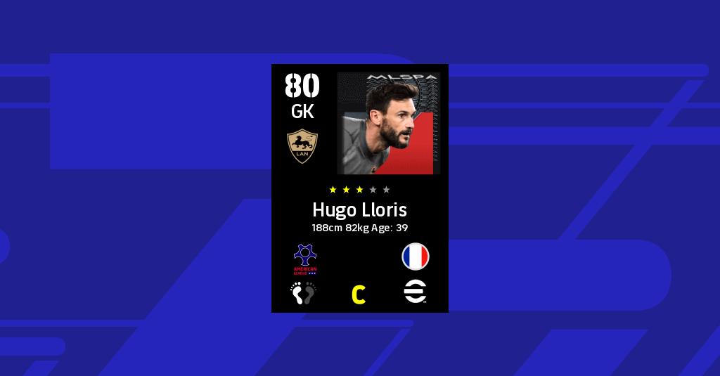 Hugo Lloris - Показатели - eFootball