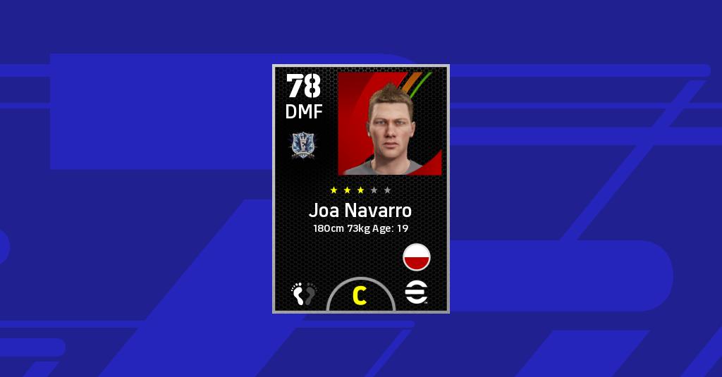 J. Navarro - Показатели - eFootball 2022