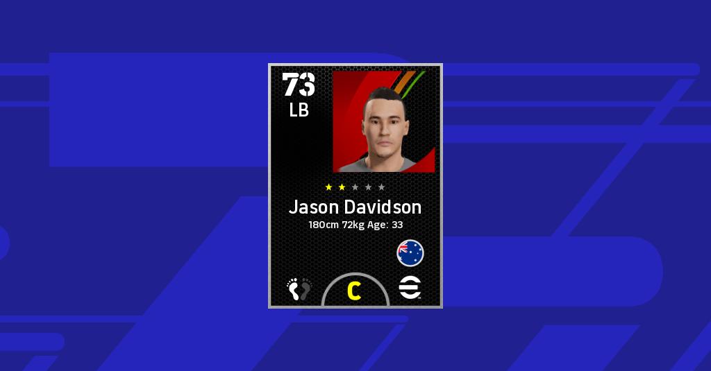 Jason Davidson - Показатели - eFootball 2022