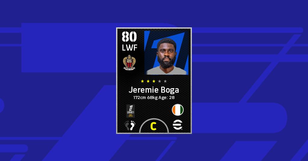 Jeremie Boga - Показатели - eFootball