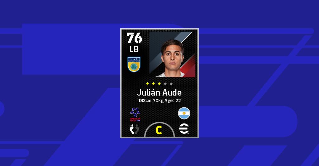 Julián Aude - Показатели - eFootball 2022