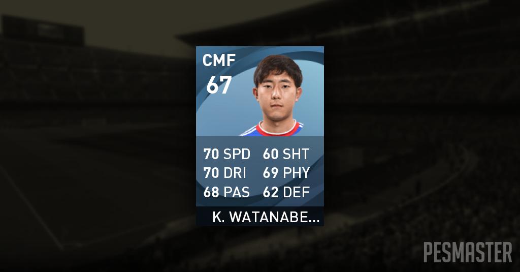 Kota Watanabe - Показатели - PES 2021 Mobile