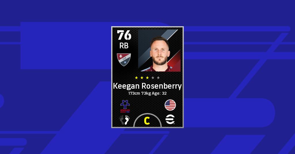 Keegan Rosenberry - Показатели - eFootball 2022