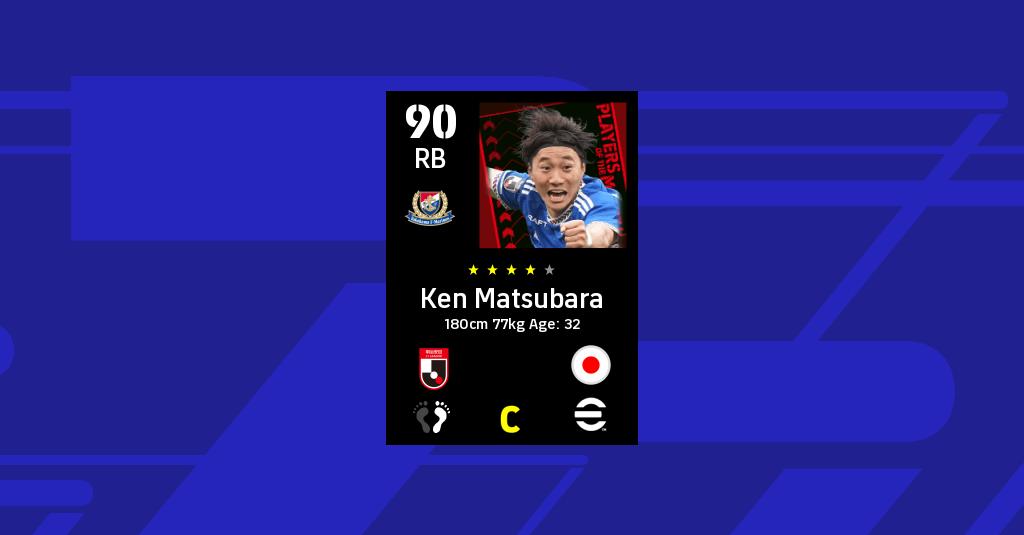 Ken Matsubara - Показатели - eFootball 2022