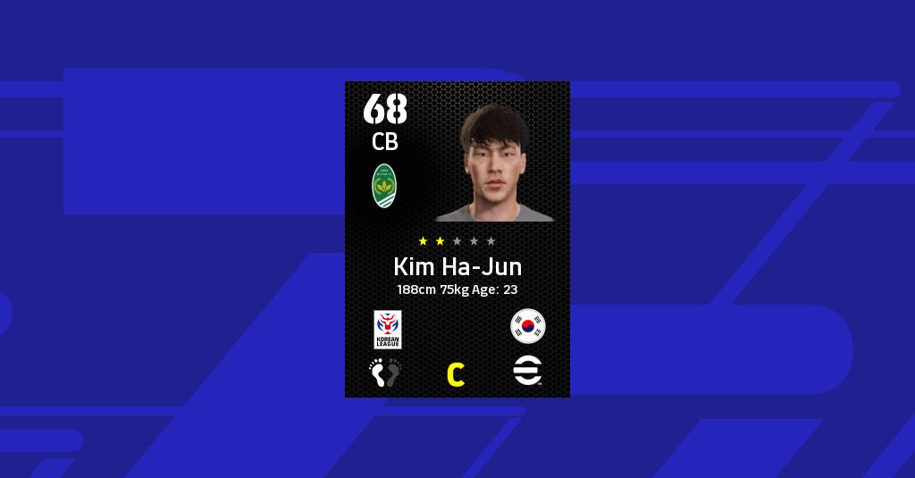 Kim Ha-Jun - Показатели - eFootball 2022