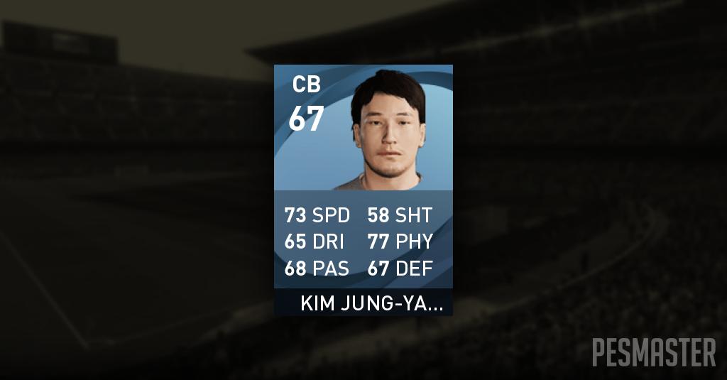 Kim Jung-Ya - Показатели - PES 2021 Mobile