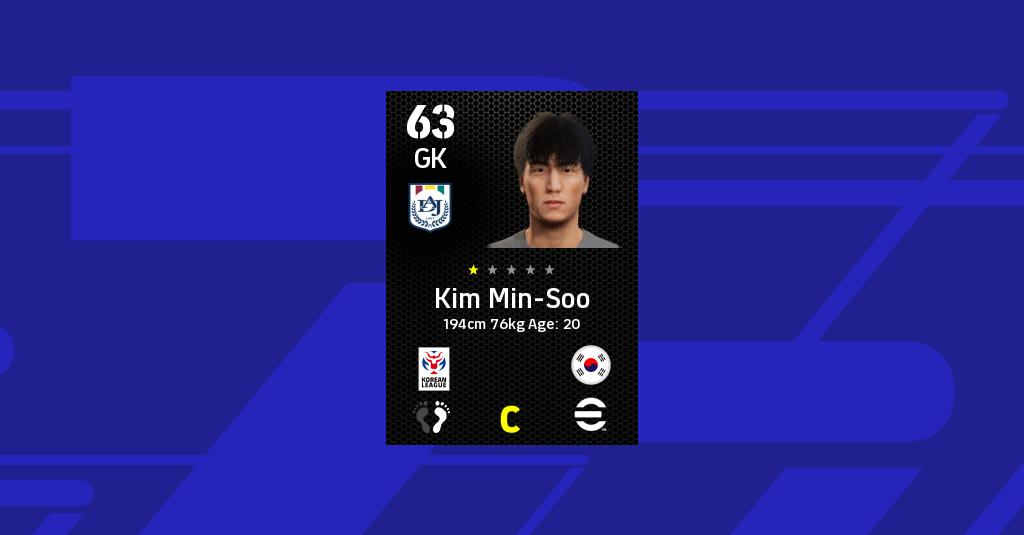 Kim Min-Soo - Показатели - eFootball 2022