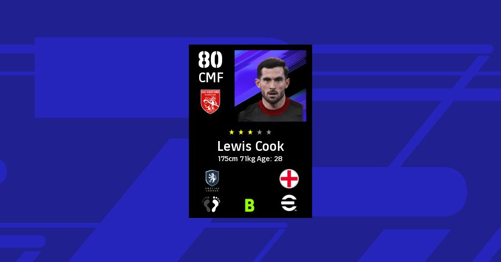 Lewis Cook - Показатели - eFootball 2022